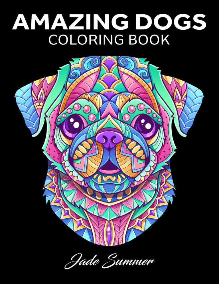 Amazing Dogs Coloring Book – Jade Summer