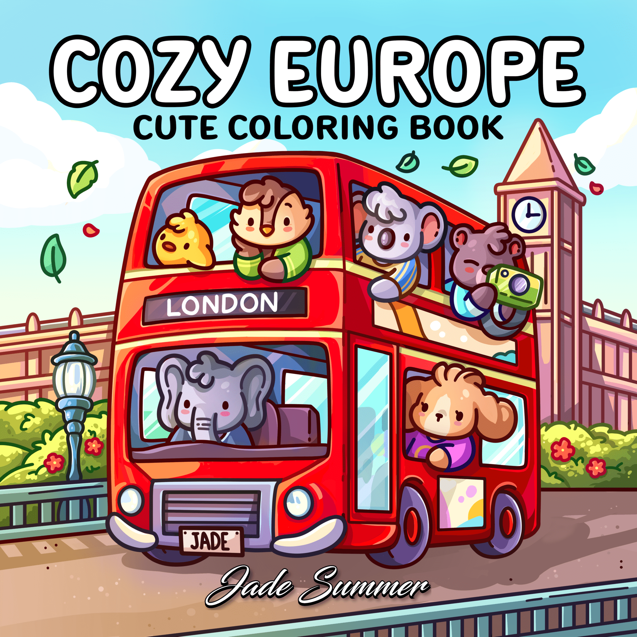 Cozy Europe Coloring Book – Jade Summer