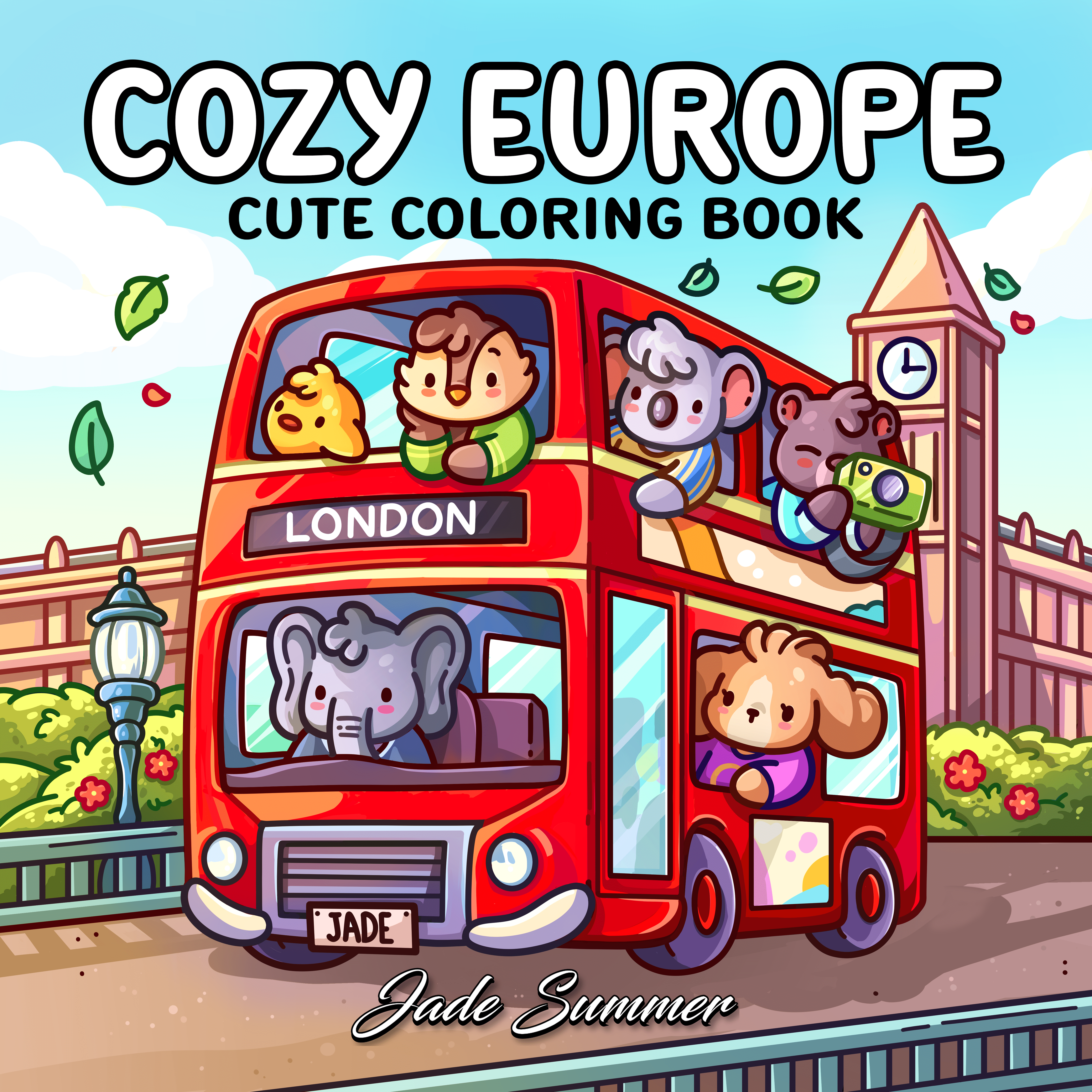 Cozy Europe Coloring Book Jade Summer Cozy Europe Coloring Book Jade Summer