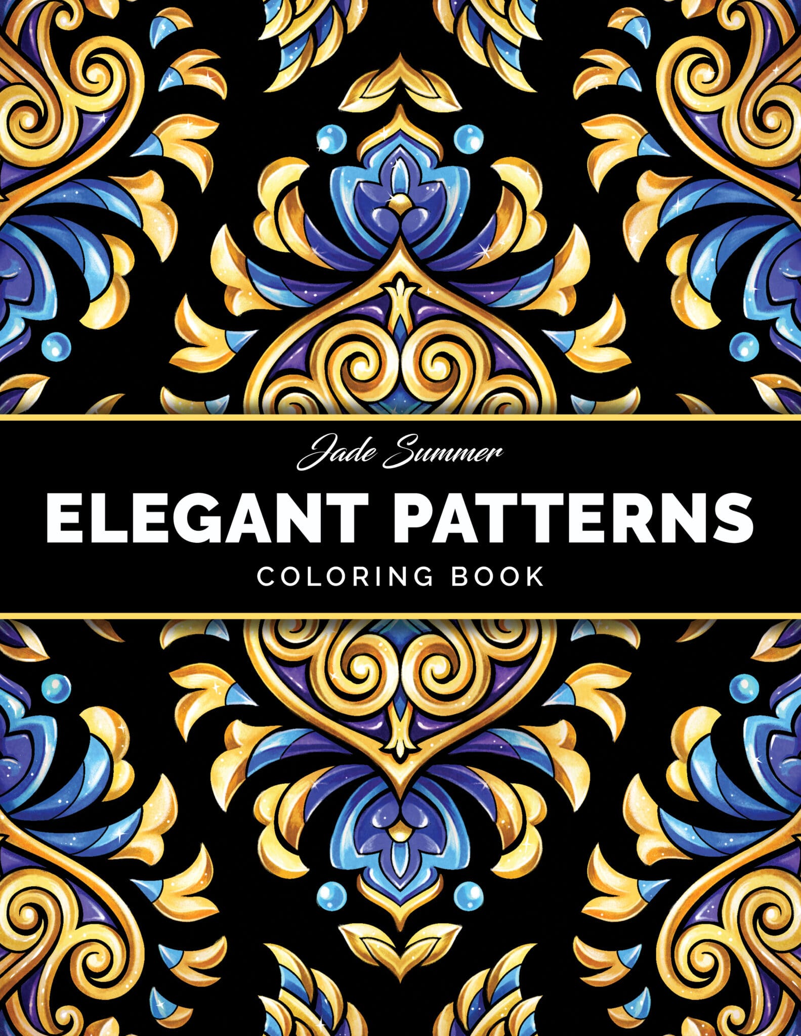 Elegant Patterns Coloring Book (2nd Edition) | Jade Summer