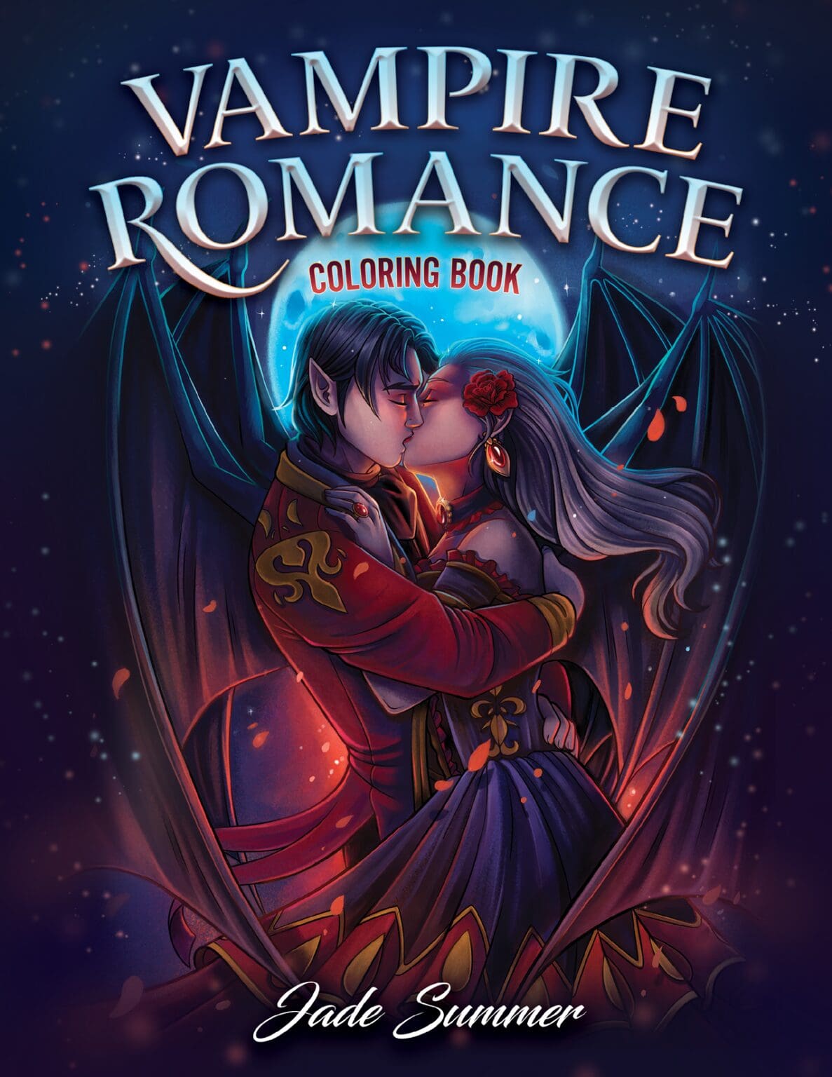 Vampire Romance Coloring Book | Jade Summer
