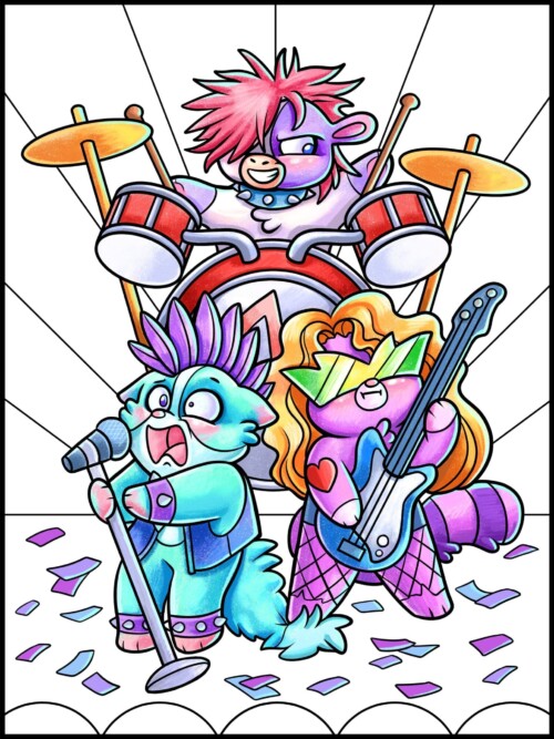 Tiny Animals Coloring Book – Jade Summer