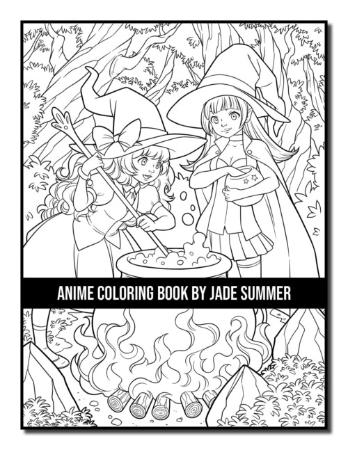 Anime Coloring Book – Jade Summer