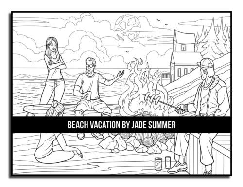Beach Vacation Coloring Book – Jade Summer