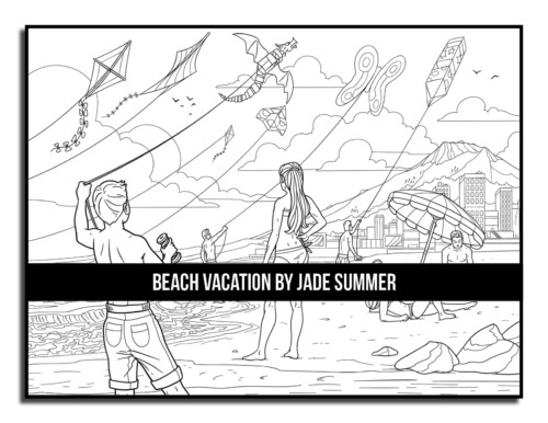 Beach Vacation Coloring Book – Jade Summer