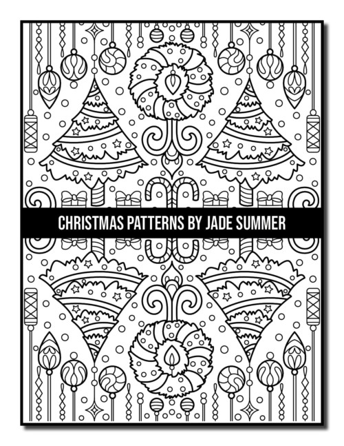 Christmas Patterns Coloring Book – Jade Summer