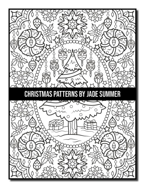 Christmas Patterns Coloring Book – Jade Summer