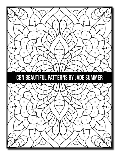 Color by Number Beautiful Patterns – Jade Summer