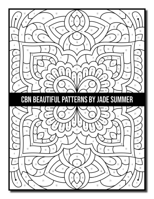 Color by Number Beautiful Patterns – Jade Summer