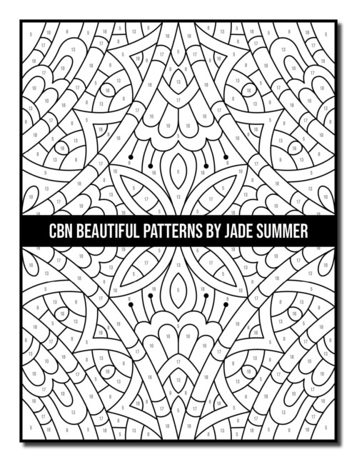 Color by Number Beautiful Patterns – Jade Summer
