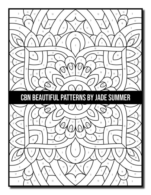 Color by Number Beautiful Patterns – Jade Summer