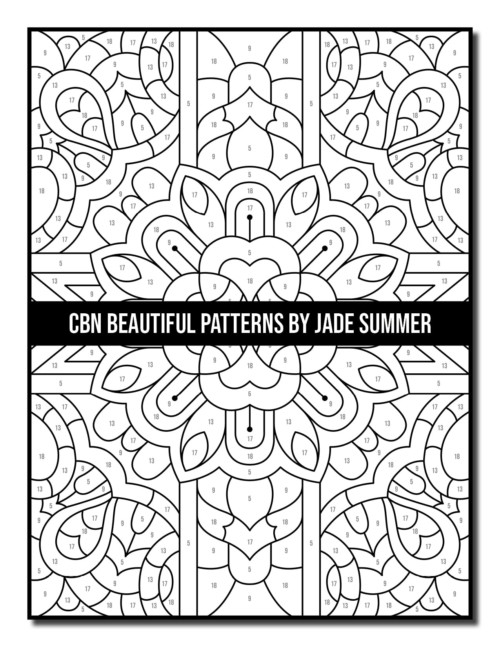 Color by Number Beautiful Patterns | Jade Summer