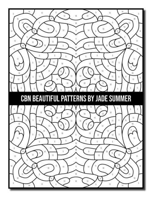Color by Number Beautiful Patterns | Jade Summer