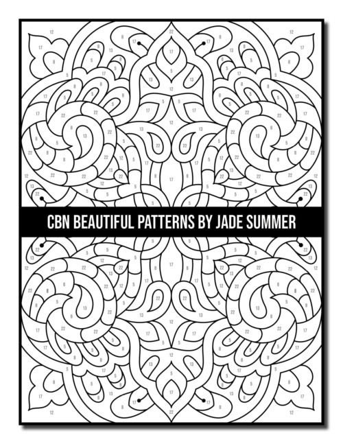 Color by Number Beautiful Patterns – Jade Summer