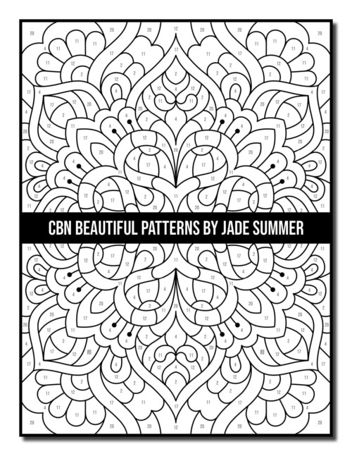 Color by Number Beautiful Patterns – Jade Summer
