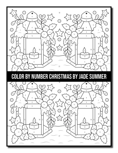 Color by Number Christmas – Jade Summer