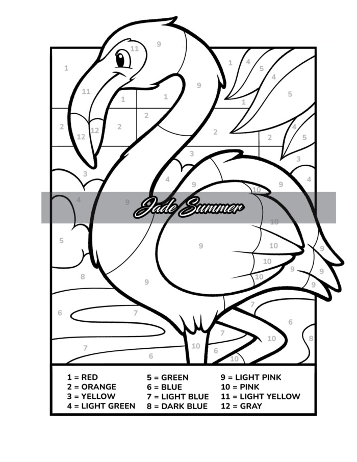 Color by Number Animals for Kids | Jade Summer