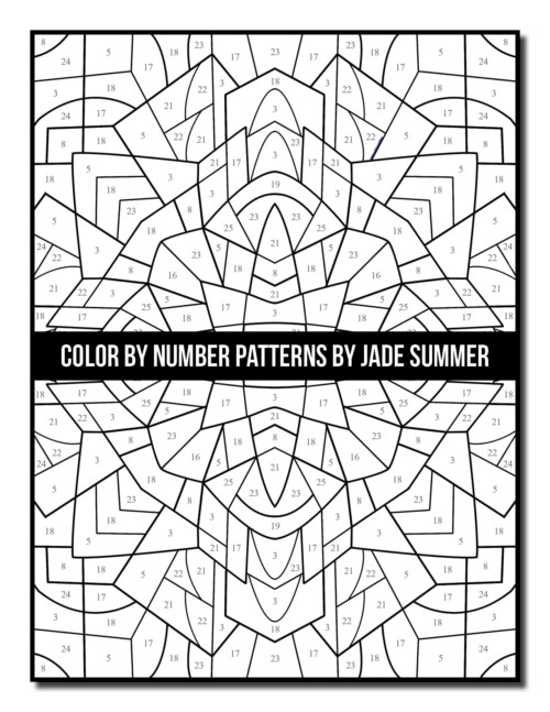 Color by Number Patterns Coloring Book – Jade Summer