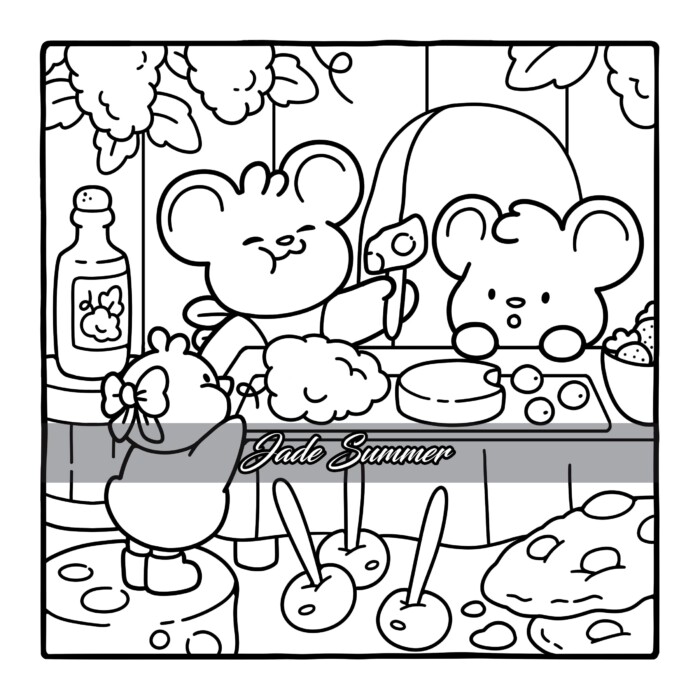 Comfy and Cozy Coloring Book (2nd Edition) – Jade Summer