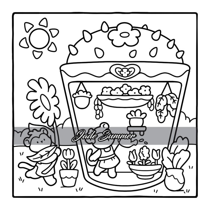 Comfy and Cozy Coloring Book (2nd Edition) – Jade Summer