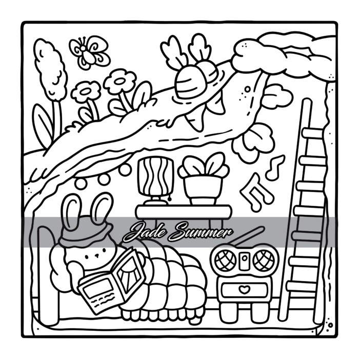 Comfy and Cozy Coloring Book (2nd Edition) – Jade Summer