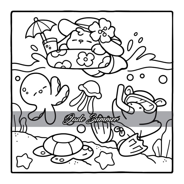 Comfy and Cozy Coloring Book (2nd Edition) – Jade Summer