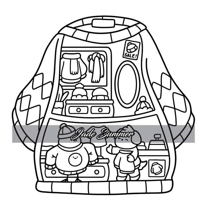 Comfy and Cozy Coloring Book (2nd Edition) – Jade Summer