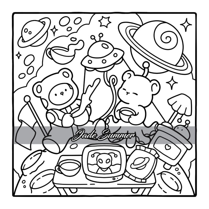 Comfy and Cozy Coloring Book (2nd Edition) – Jade Summer