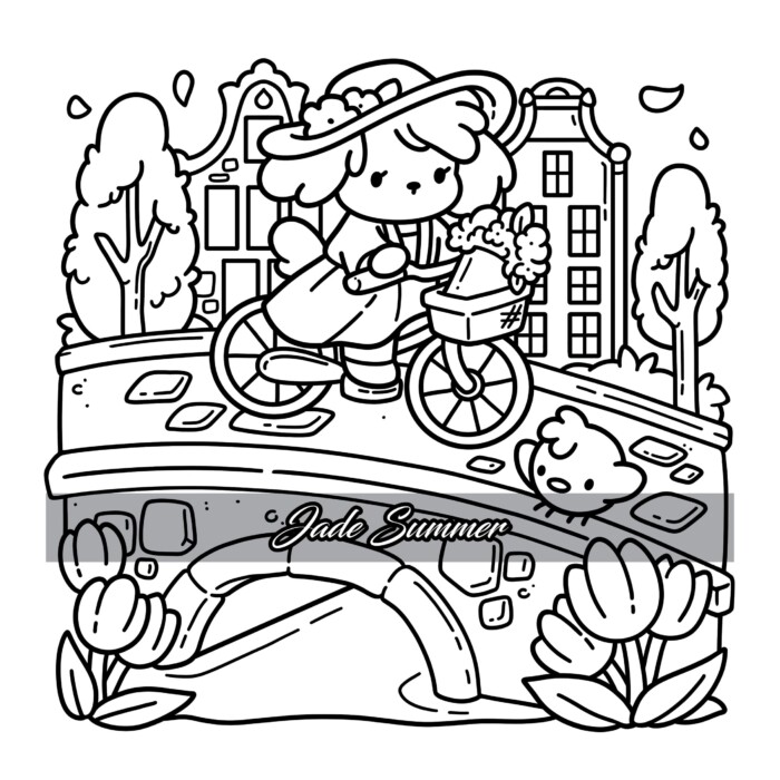 Cozy Europe Coloring Book | Jade Summer