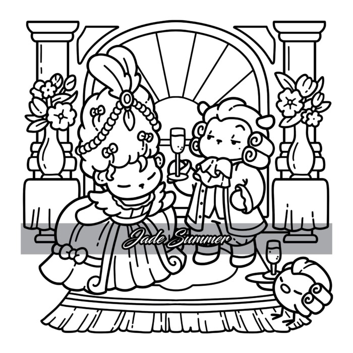 Cozy Europe Coloring Book | Jade Summer