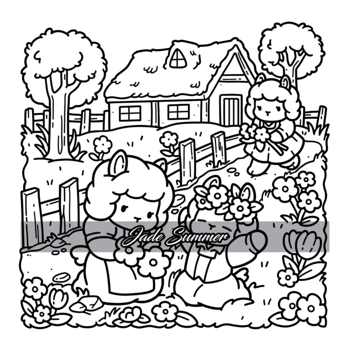 Cozy Europe Coloring Book | Jade Summer