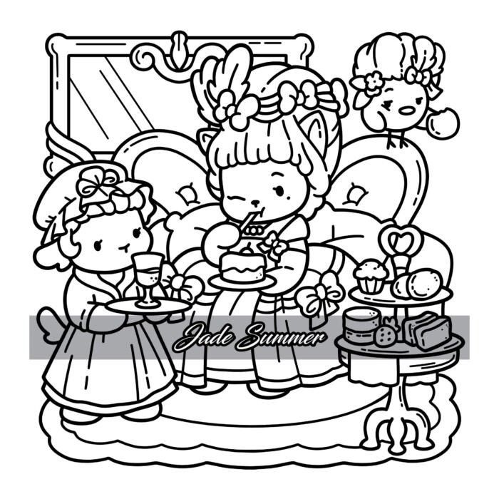 Cozy Europe Coloring Book | Jade Summer