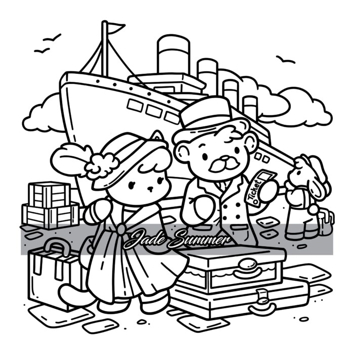 Cozy Europe Coloring Book | Jade Summer