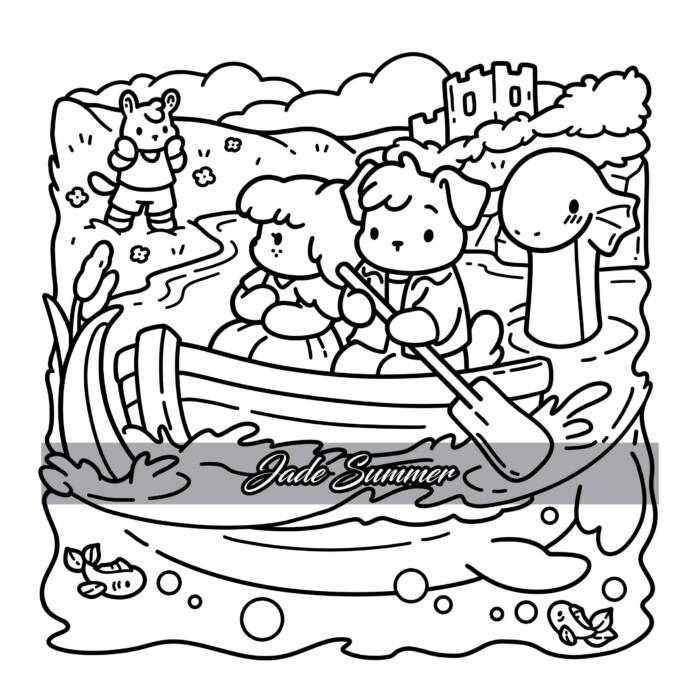 Cozy Europe Coloring Book | Jade Summer