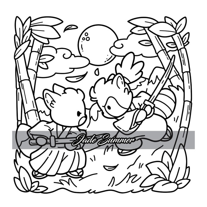 Cozy Japan Coloring Book | Jade Summer