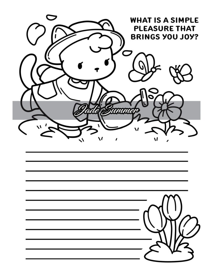 Cozy Journal Coloring Book – Jade Summer