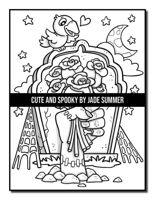 Cute and Spooky Coloring Book – Jade Summer