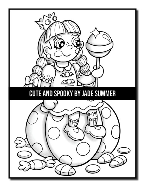 Cute and Spooky Coloring Book | Jade Summer