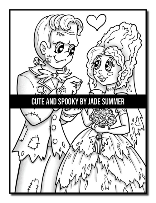 Cute and Spooky Coloring Book – Jade Summer