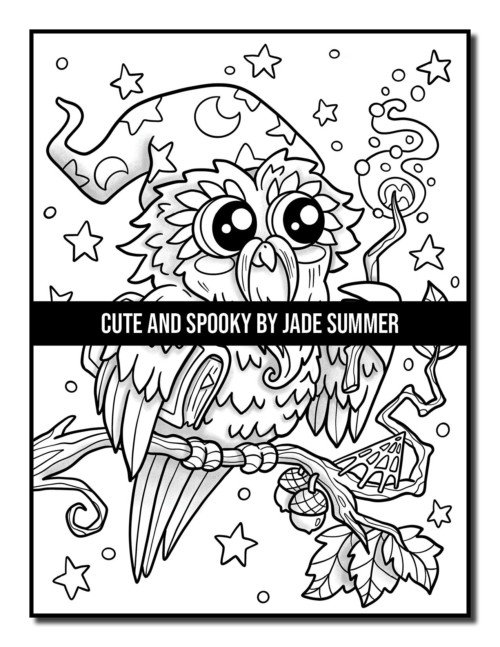 Cute and Spooky Coloring Book – Jade Summer