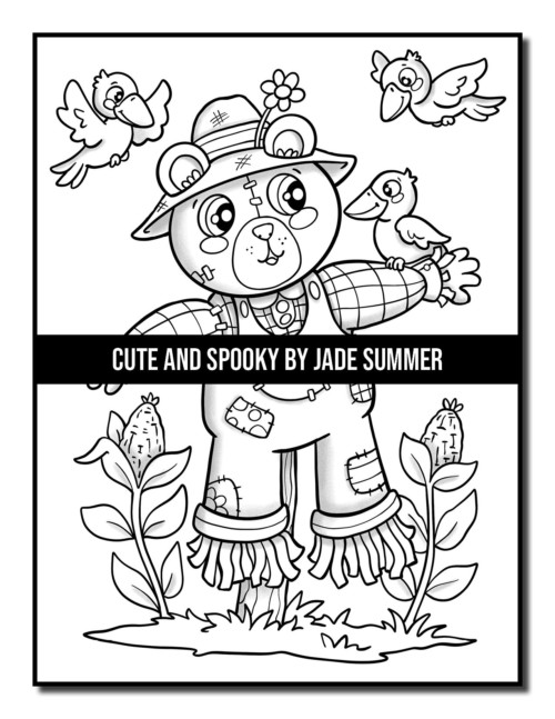 Cute and Spooky Coloring Book | Jade Summer