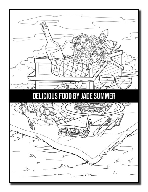 Delicious Food Coloring Book | Jade Summer