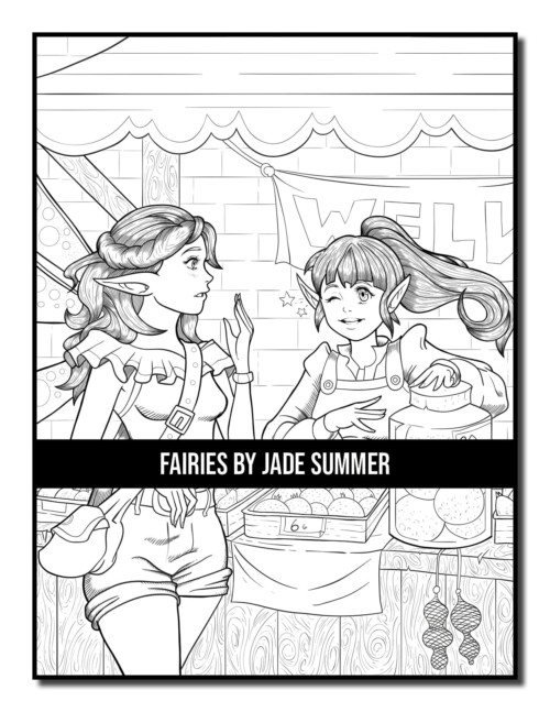 Fairies Coloring Book | Jade Summer