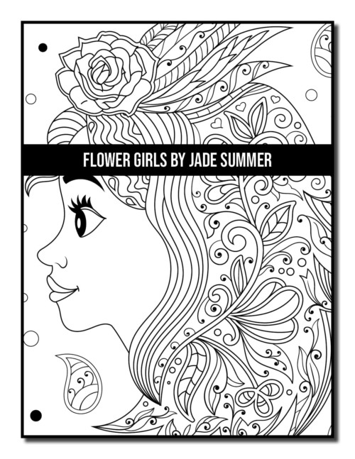 Flower Girls Coloring Book | Jade Summer