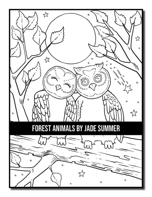 Forest Animals Coloring Book – Jade Summer