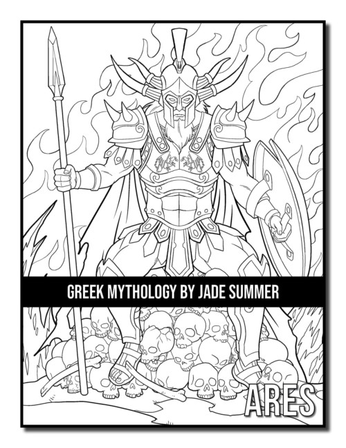 Greek Mythology Coloring Book – Jade Summer