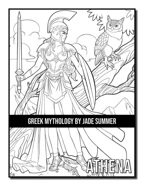 Greek Mythology Coloring Book – Jade Summer