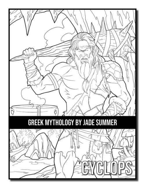 Greek Mythology Coloring Book – Jade Summer