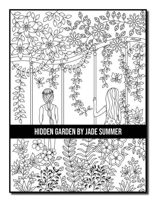 Hidden Garden Coloring Book – Jade Summer