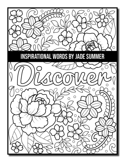 Inspirational Words Coloring Book – Jade Summer